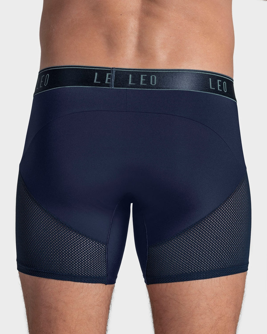 High-Tech Mesh Boxer Brief with Ergonomic Pouch | Leo Men Underwear