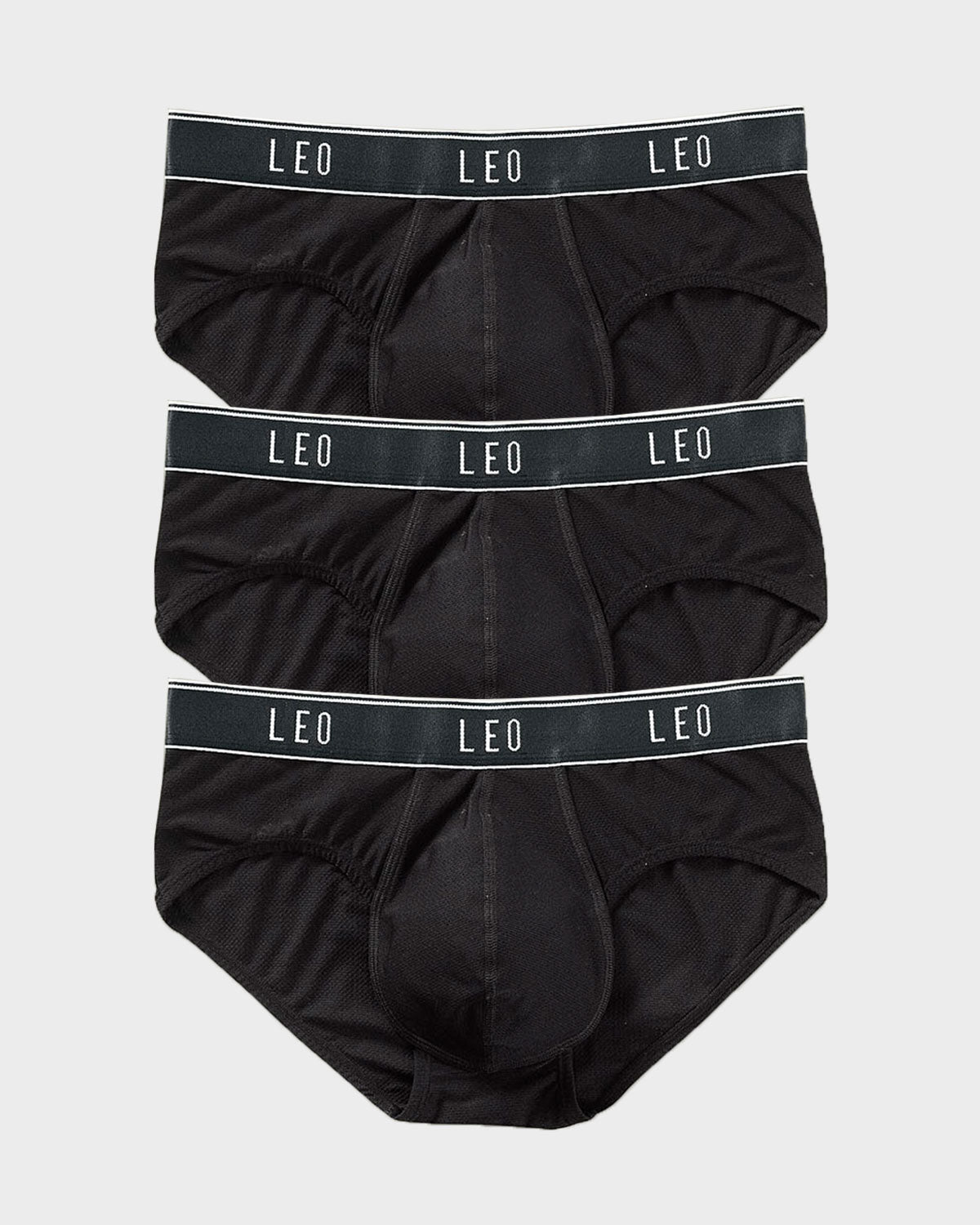 3-Pack Ultra-Light Brief with Ergonomic Pouch | Leo Men Underwear Australia